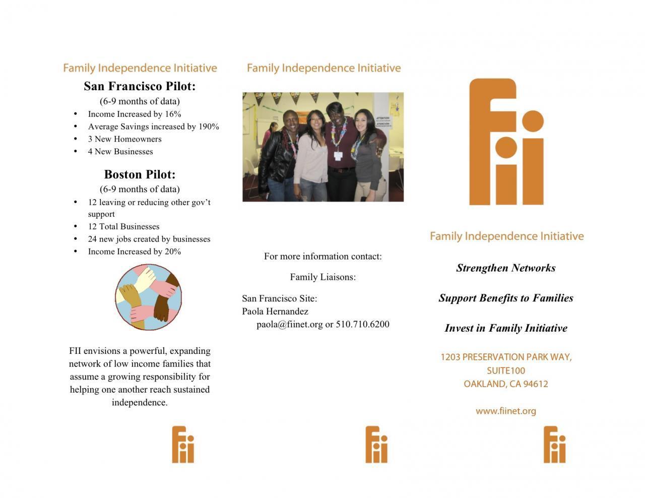 Learn more about the Family Independence Initiative! - Oakland Rising